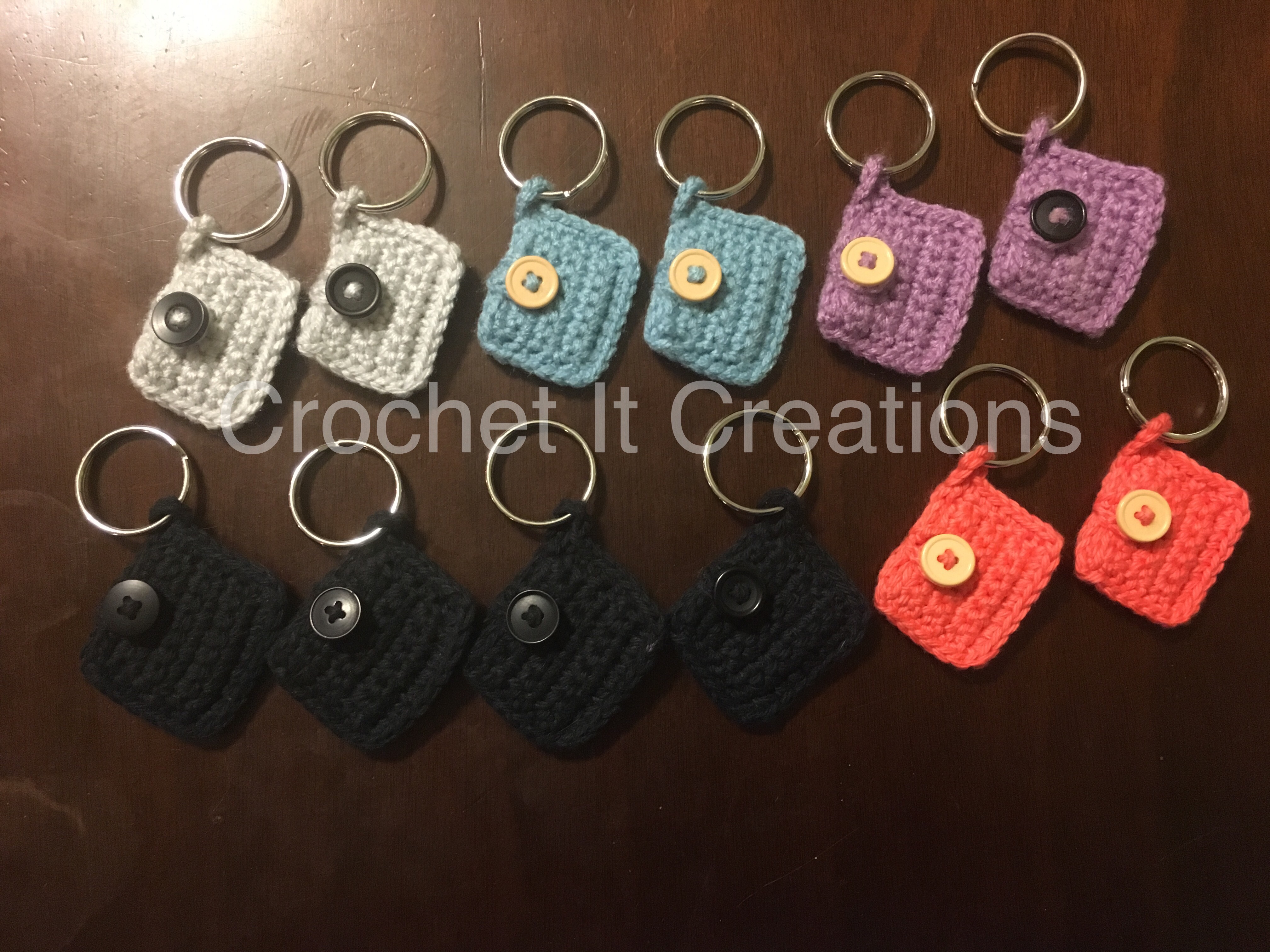 Key Chain Quarter Holder Pattern - Crochet It Creations
