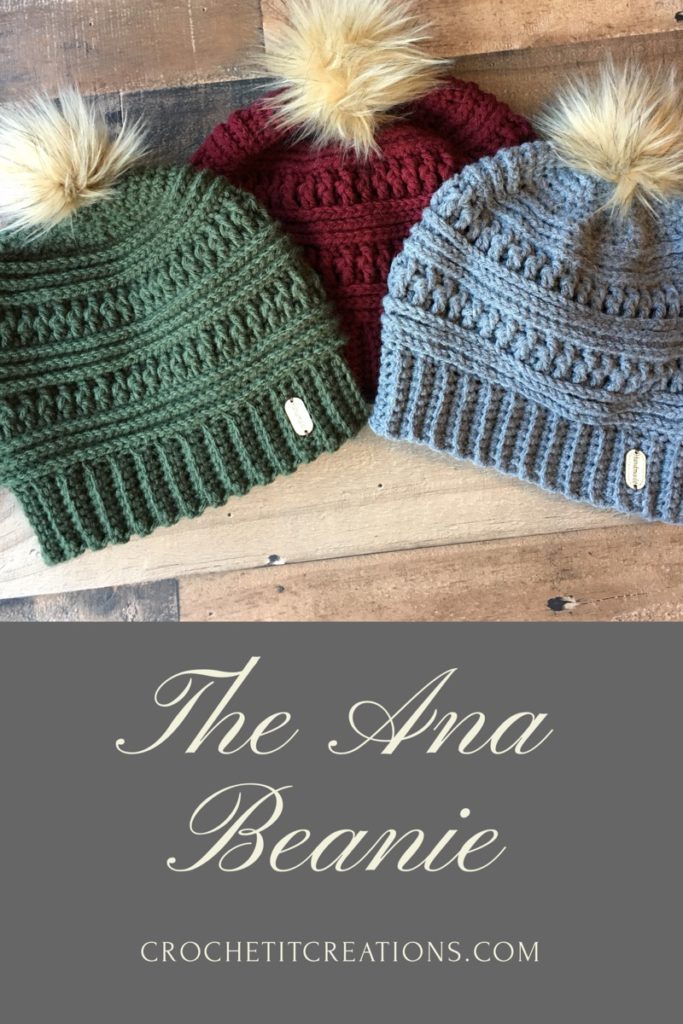 The Ana Beanie Crochet Pattern - Crochet It Creations