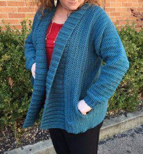 Cameo Cardigan Adult XL/2XL Crochet Pattern - Crochet It Creations