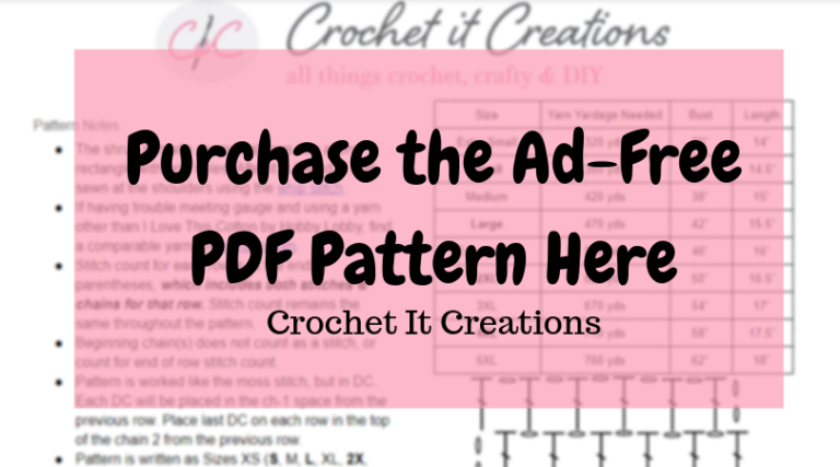 Savy Shrug Crochet Pattern - Crochet It Creations