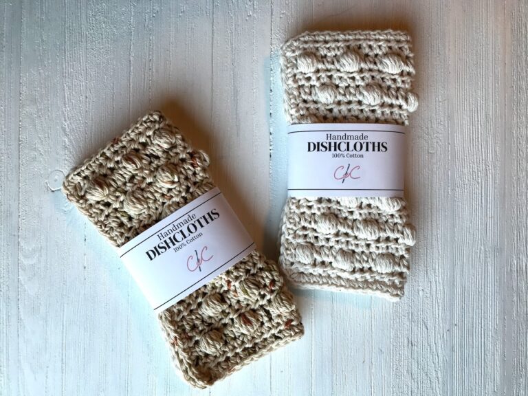 Handmade Dishcloth Label - Crochet It Creations